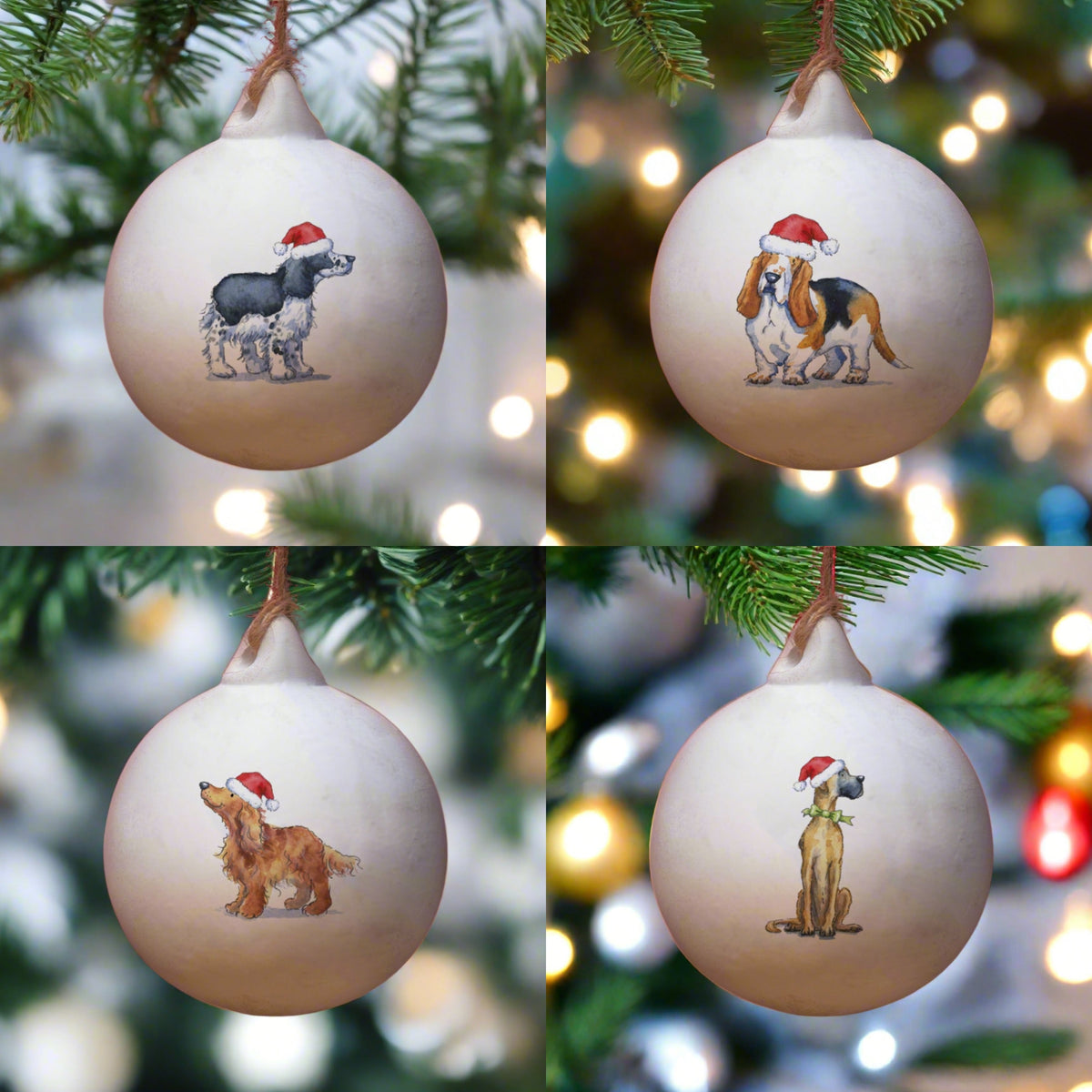 Dog Ceramic Baubles – Villager Jim's Shop