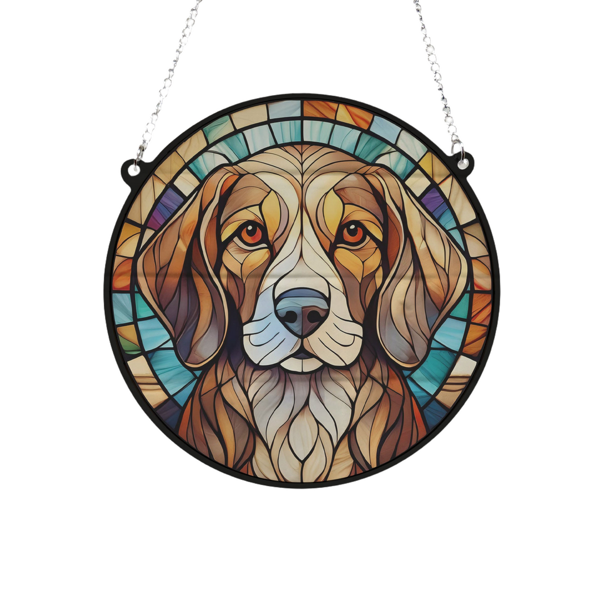 Beagle Stained Glass Effect Suncatcher – Villager Jim's Shop