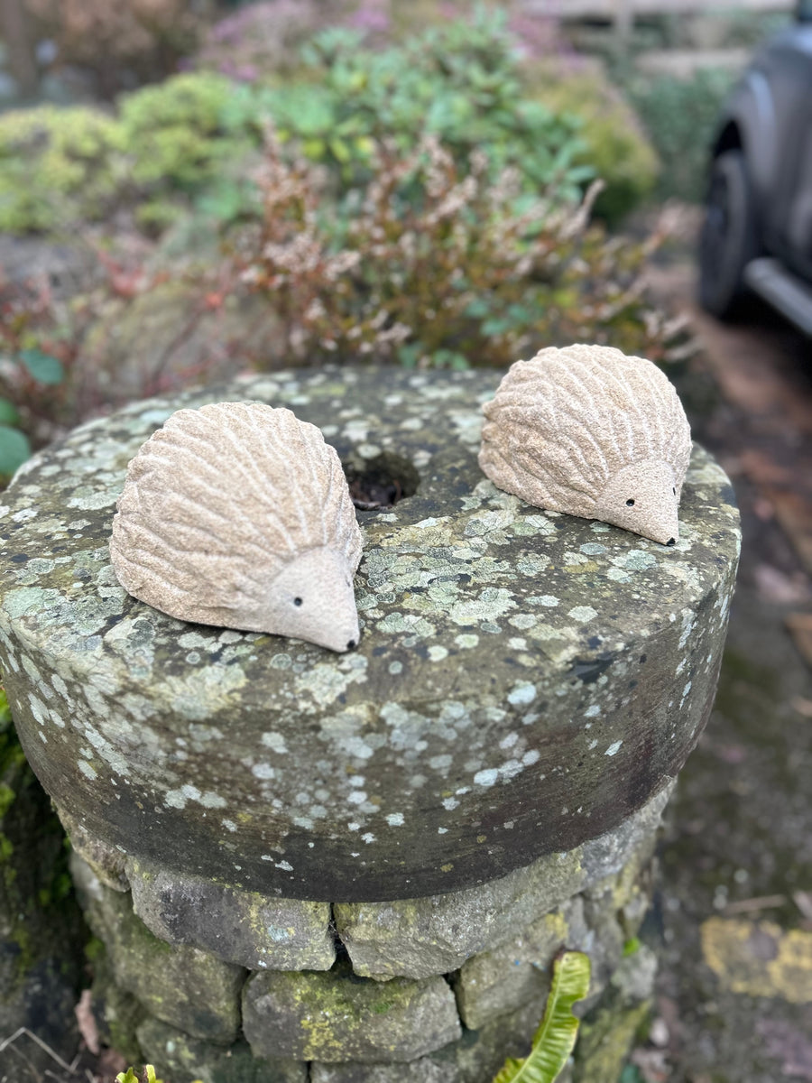 Harrison the Hedgehog - Stone Sculpture – Villager Jim's Shop