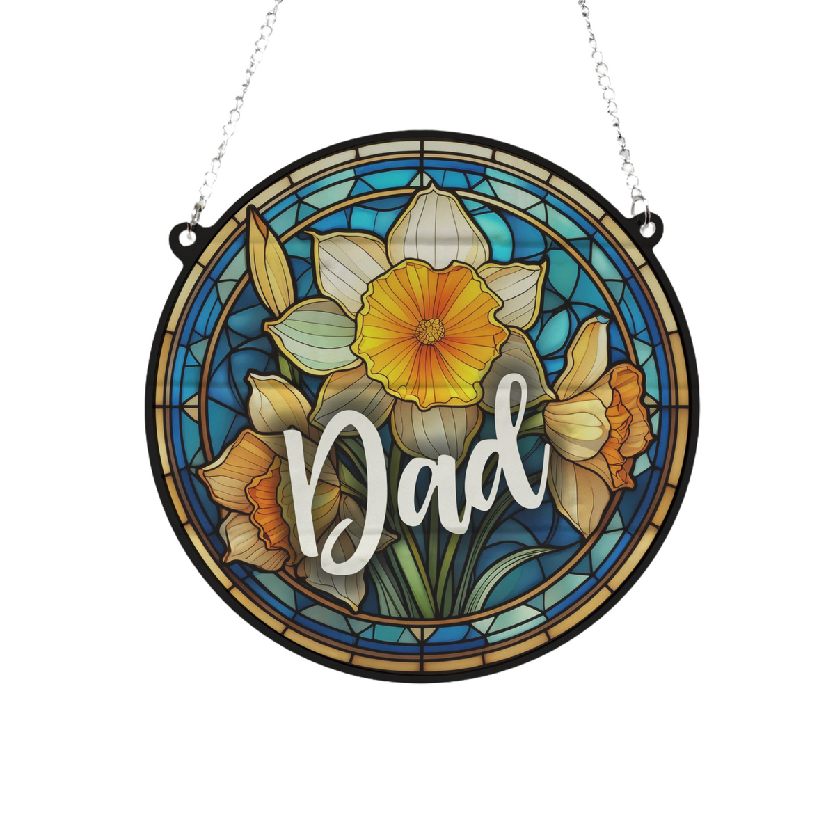 Dad Stained Glass Effect Suncatcher – Villager Jim's Shop