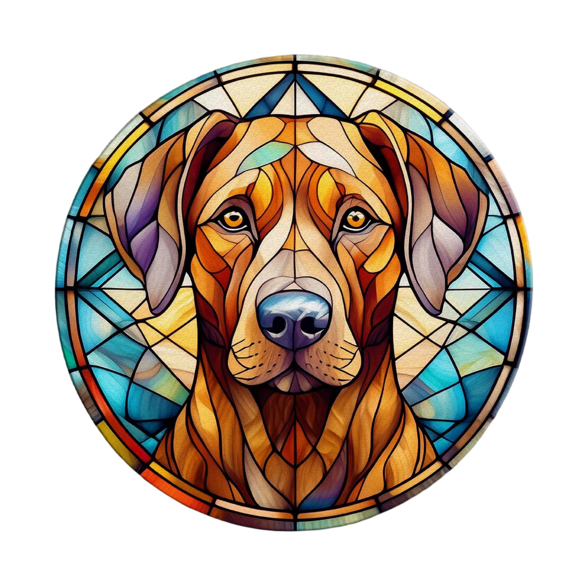 Rhodesian Ridgeback Glass Suncatcher Worktop Saver – Villager Jim's Shop