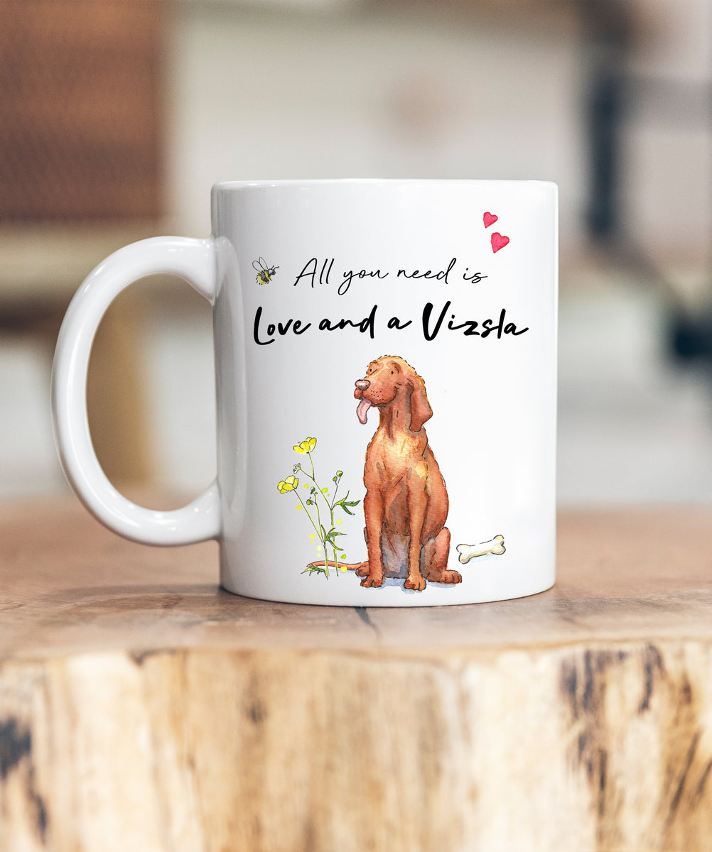Love and a Vizsla Ceramic Mug – Villager Jim's Shop