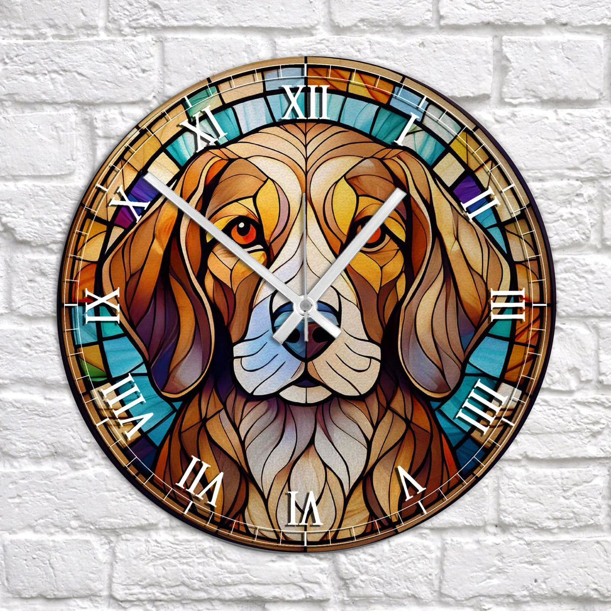 Beagle Suncatcher Effect Clock – Villager Jim's Shop
