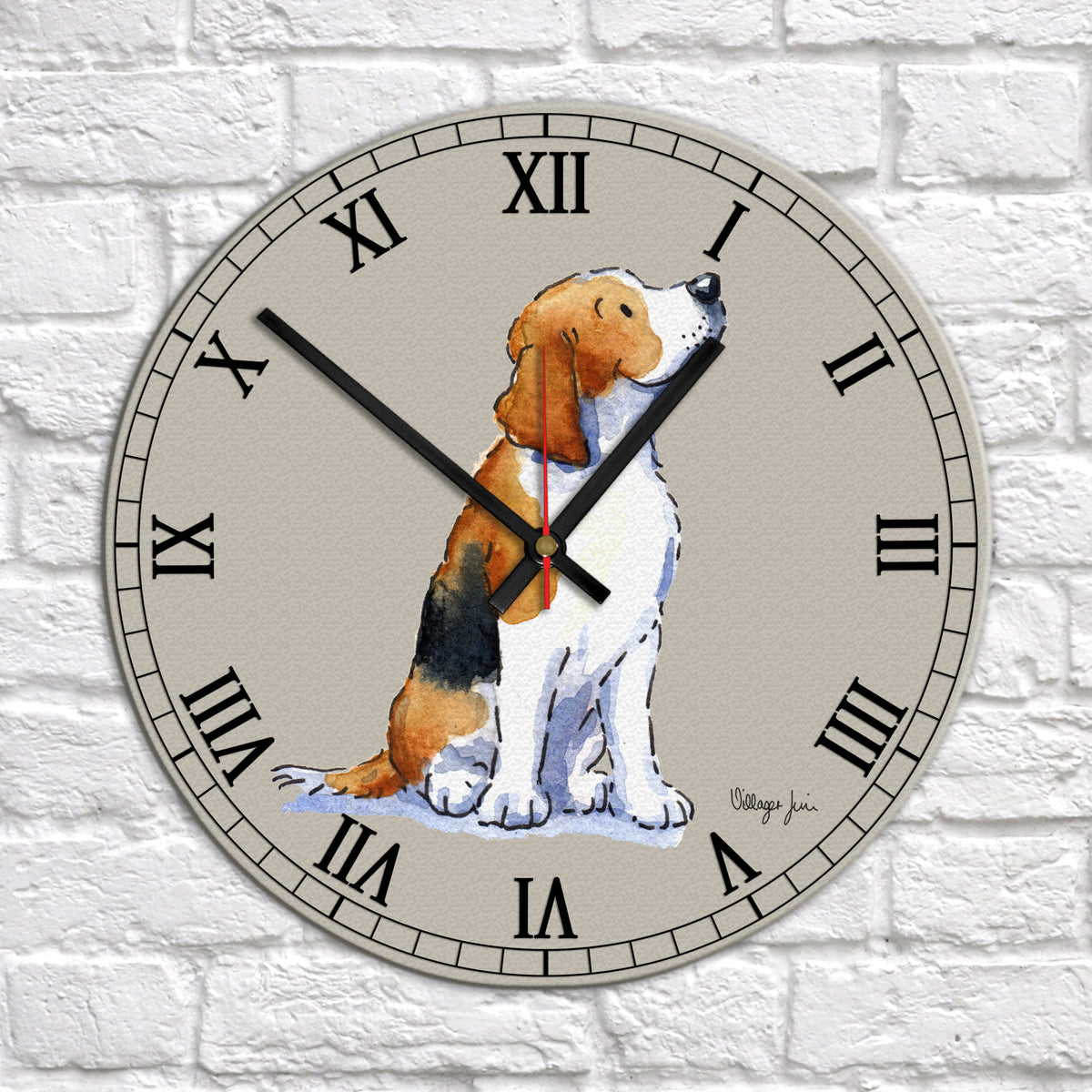 Beagle Clock – Villager Jim's Shop