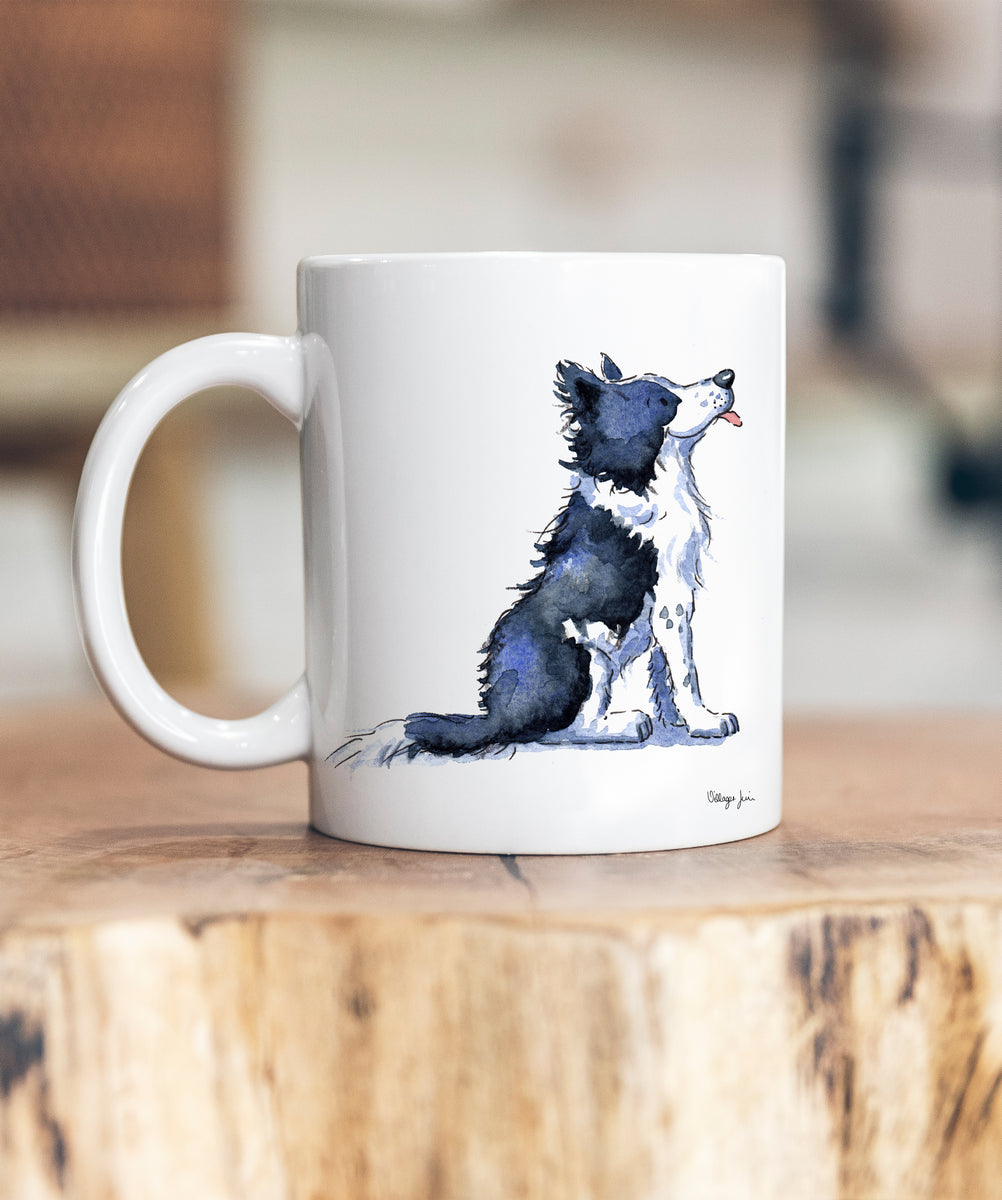 Border Collie Ceramic Mug – Villager Jim's Shop