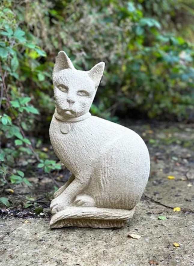 Salem the Cat - Stone Sculpture – Villager Jim's Shop