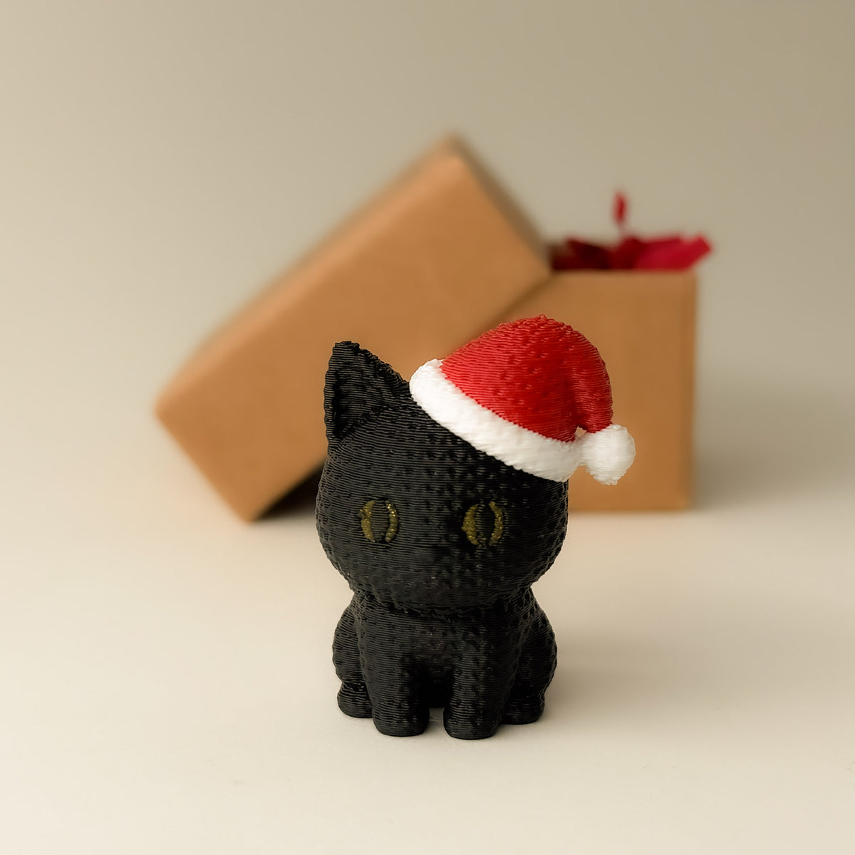 Santa Paws Is Coming To Town - Tiny Little Gifts - Plum In A Santa Hat ...
