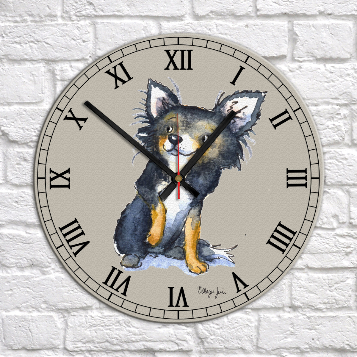 Chihuahua Clock – Villager Jim's Shop