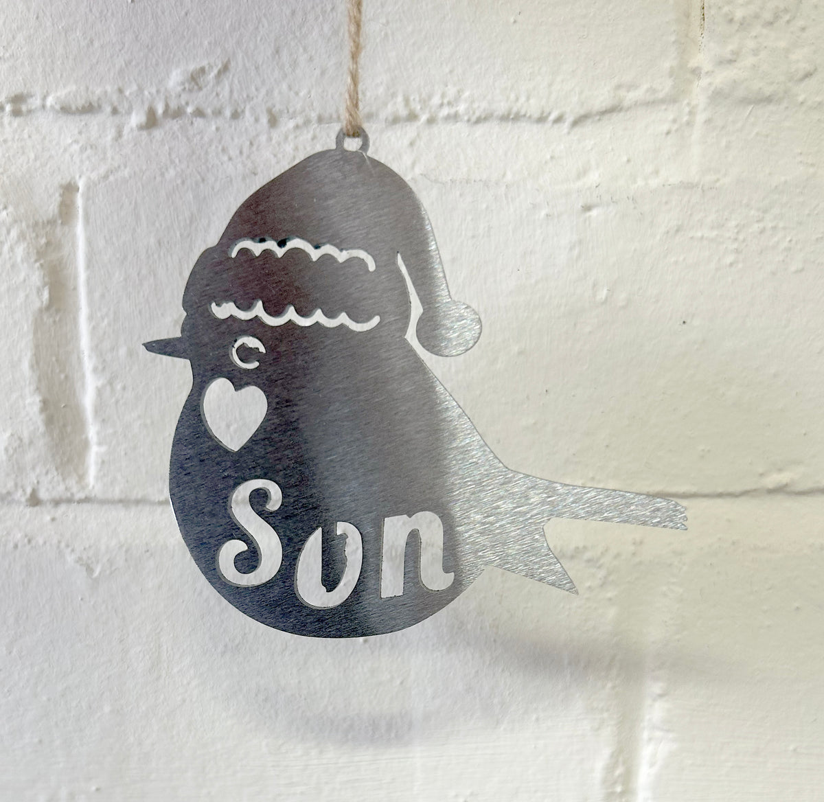 Son Christmas Steel Robin – Villager Jim's Shop