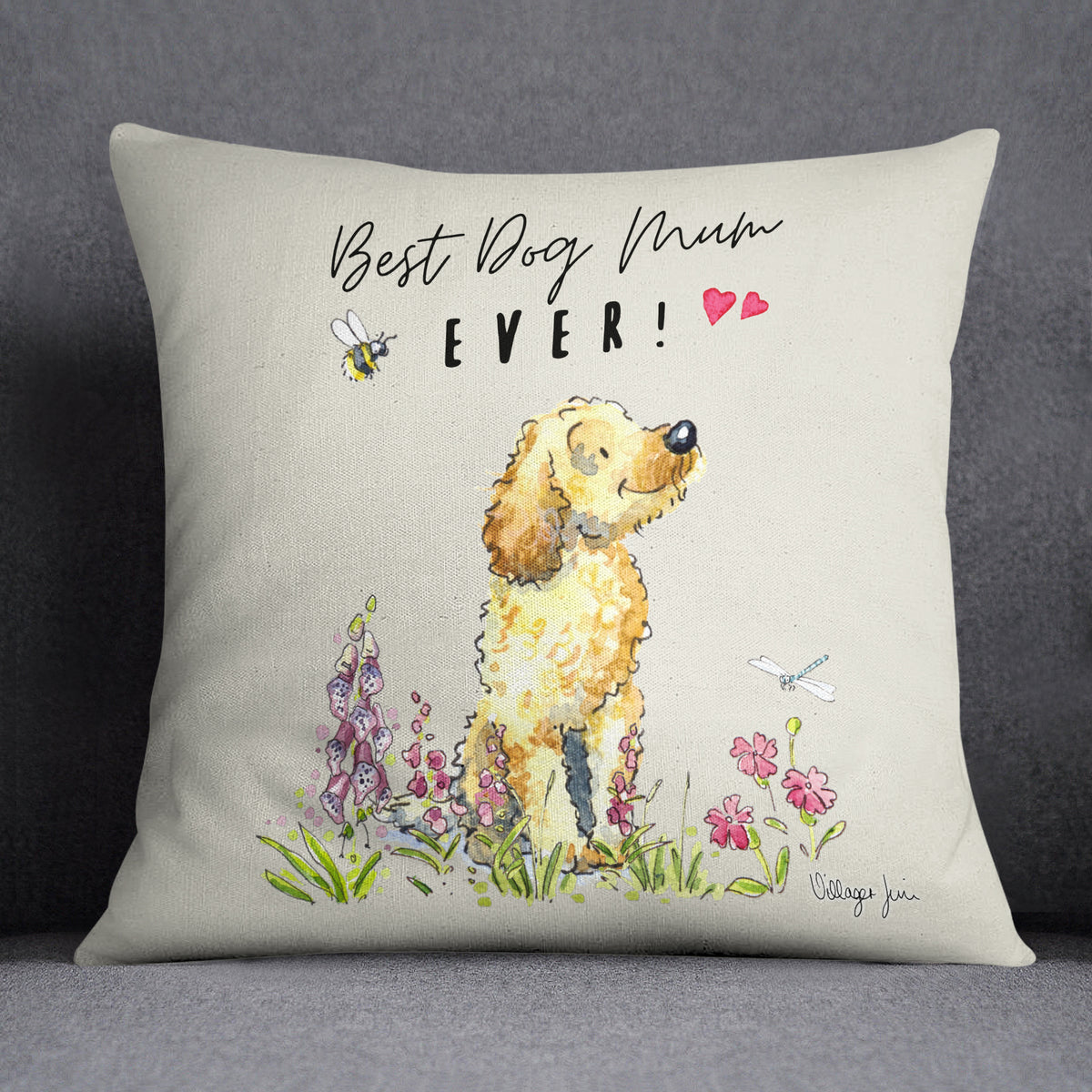Best Dog Mum Cockapoo Cushion – Villager Jim's Shop