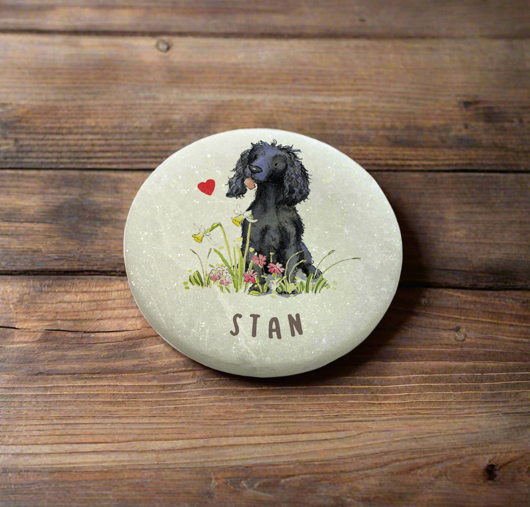 Cocker Spaniel (Working) Black Marble Memorial – Villager Jim's Shop
