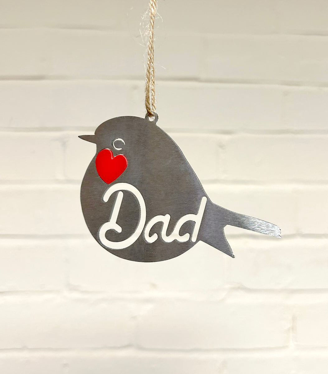 Dad Mini Steel Robin - Red Heart Collection – Villager Jim's Shop