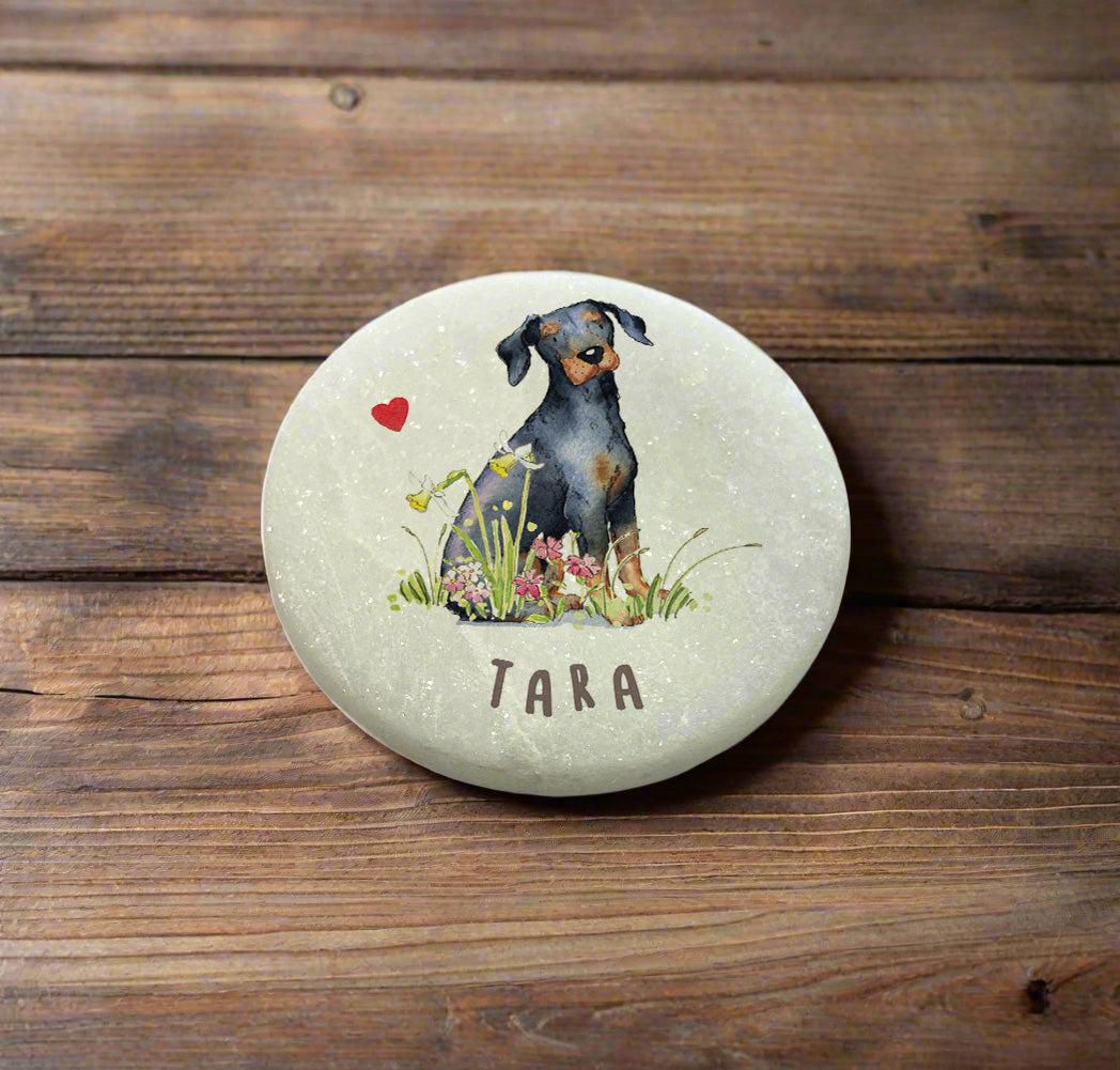 Doberman Marble Memorial – Villager Jim's Shop