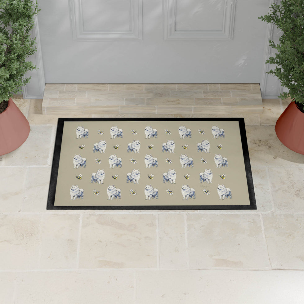 Samoyed Dog Pattern Door Mat – Villager Jim's Shop