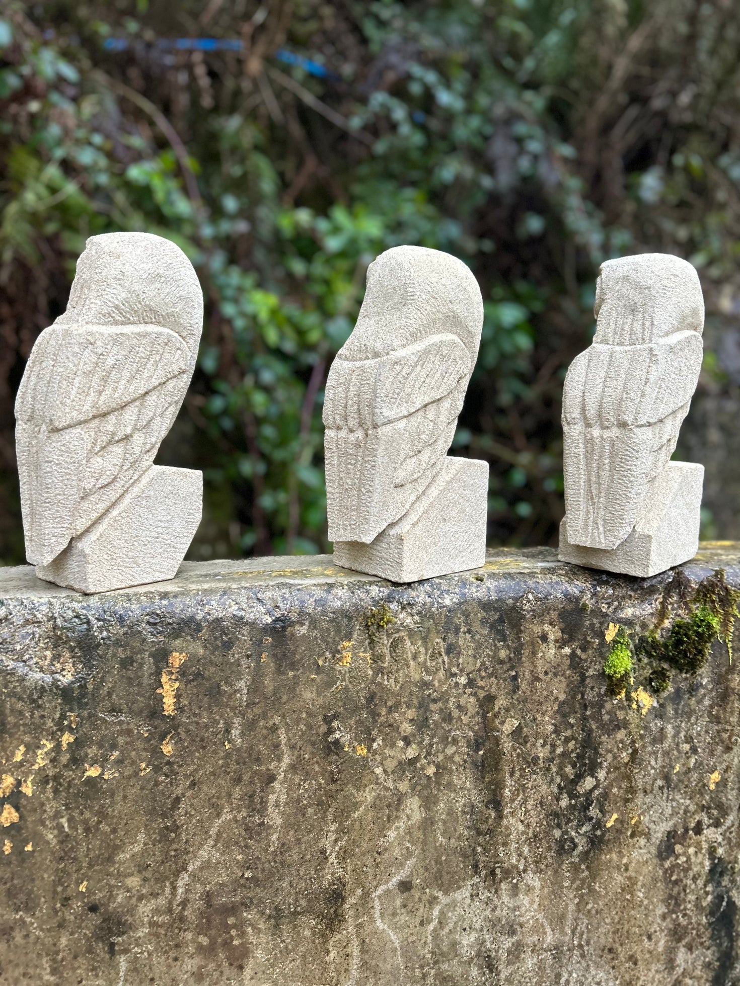 Millie the Little Owl - Stone Sculpture – Villager Jim's Shop