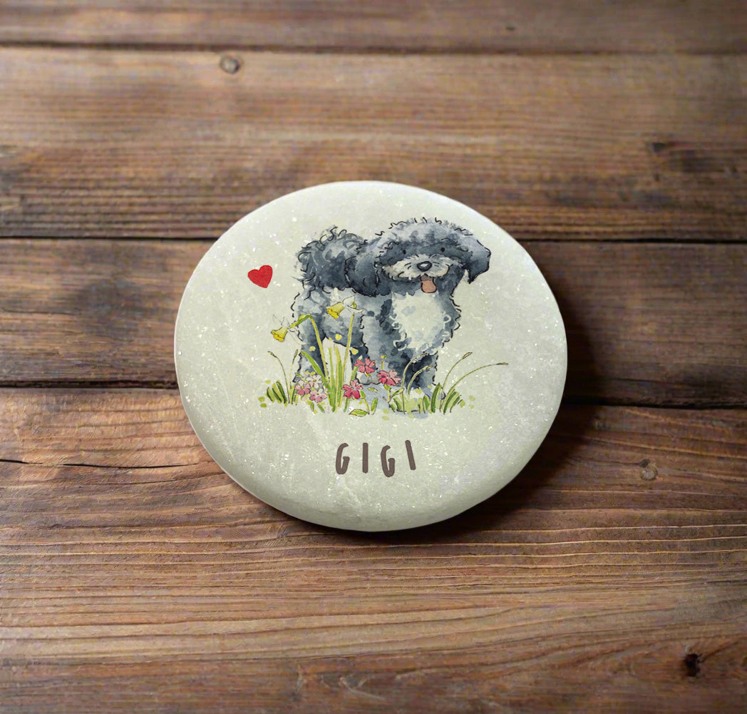 Havanese Grey Marble Memorial – Villager Jim's Shop