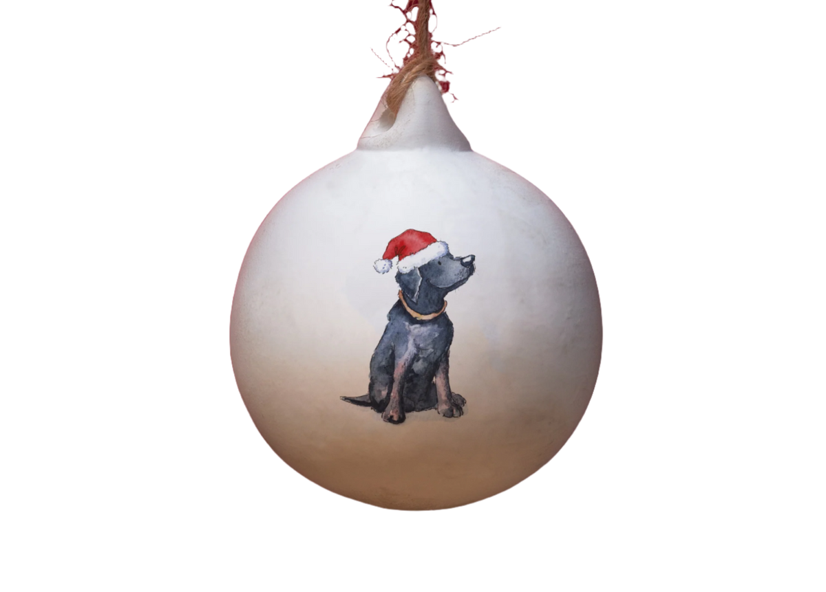 Labrador Black Ceramic Bauble – Villager Jim's Shop