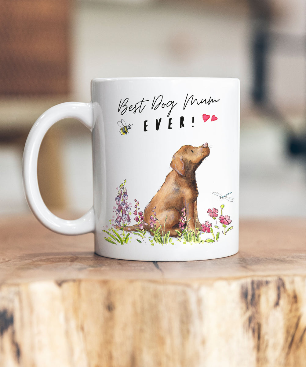 Best Dog Mum Labrador Chocolate Ceramic Mug CLEARANCE – Villager Jim's Shop