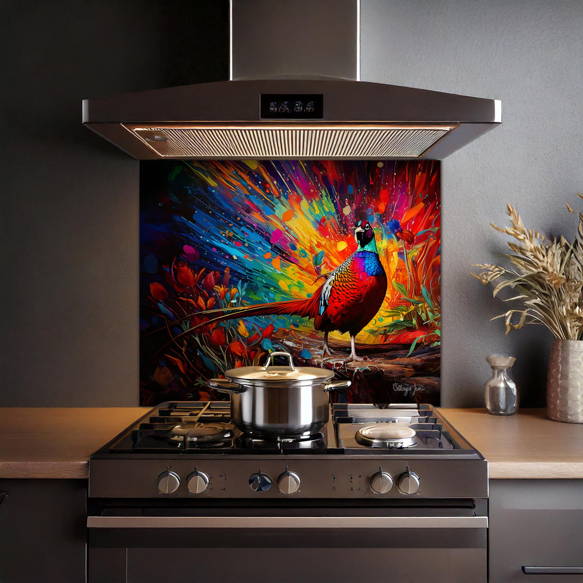 Norman and the Daffodils Art Splashback – Villager Jim's Shop