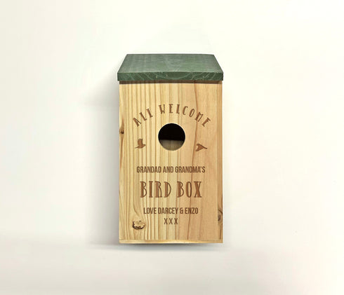 Personalised Bird Box – Villager Jim's Shop