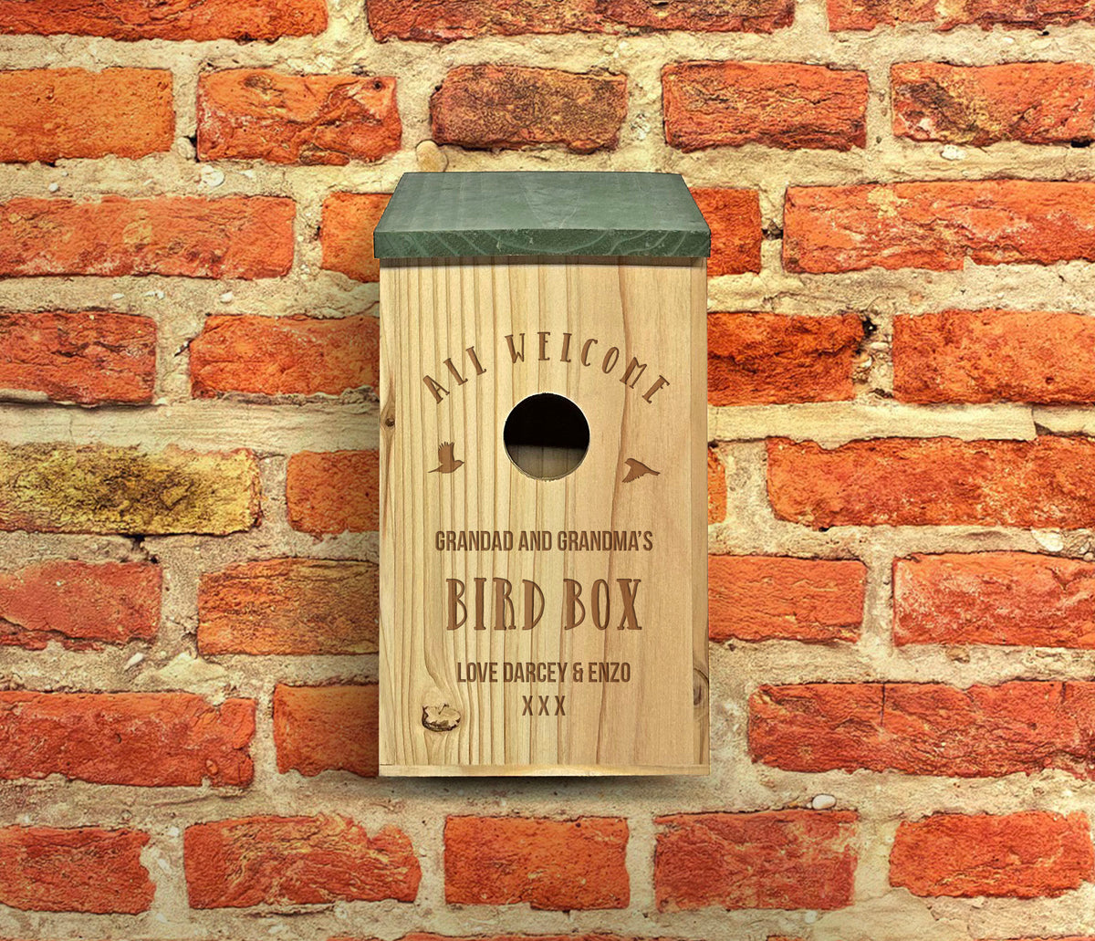 Personalised Bird Box – Villager Jim's Shop