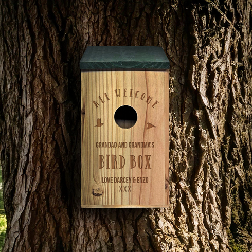 Personalised Bird Box – Villager Jim's Shop