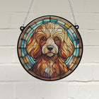 Poodle Red Stained Glass Effect Suncatcher – Villager Jim's Shop