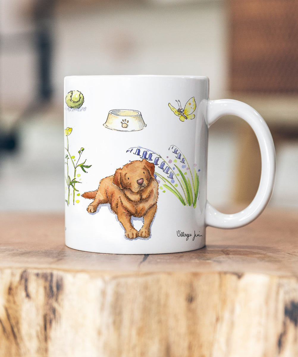 Fox Red Labrador Montage Mug – Villager Jim's Shop
