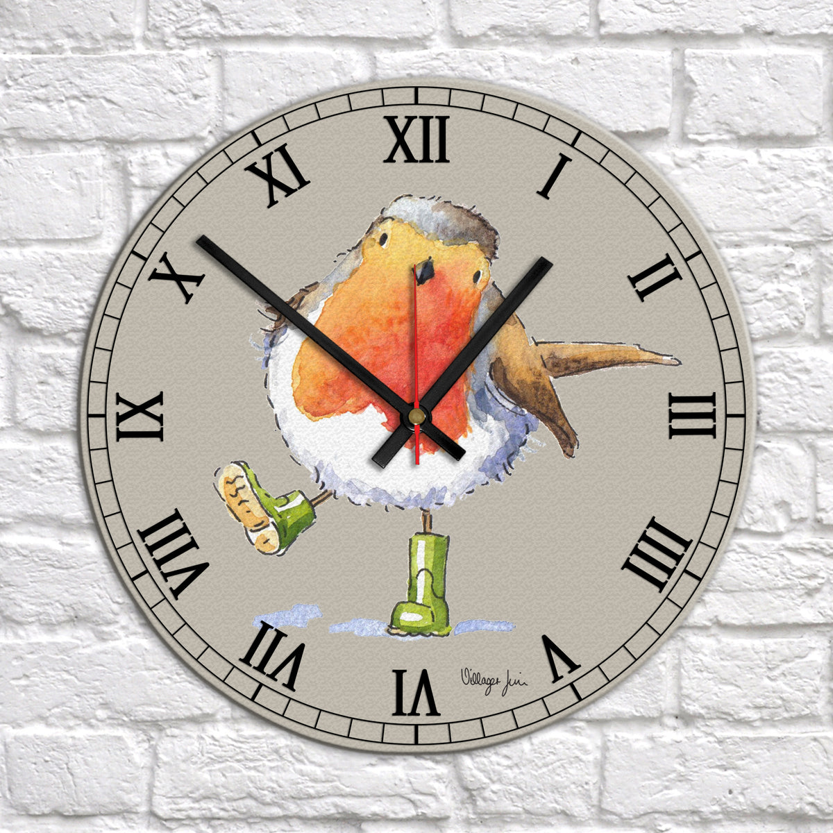 Bobbin Robin Clock – Villager Jim's Shop
