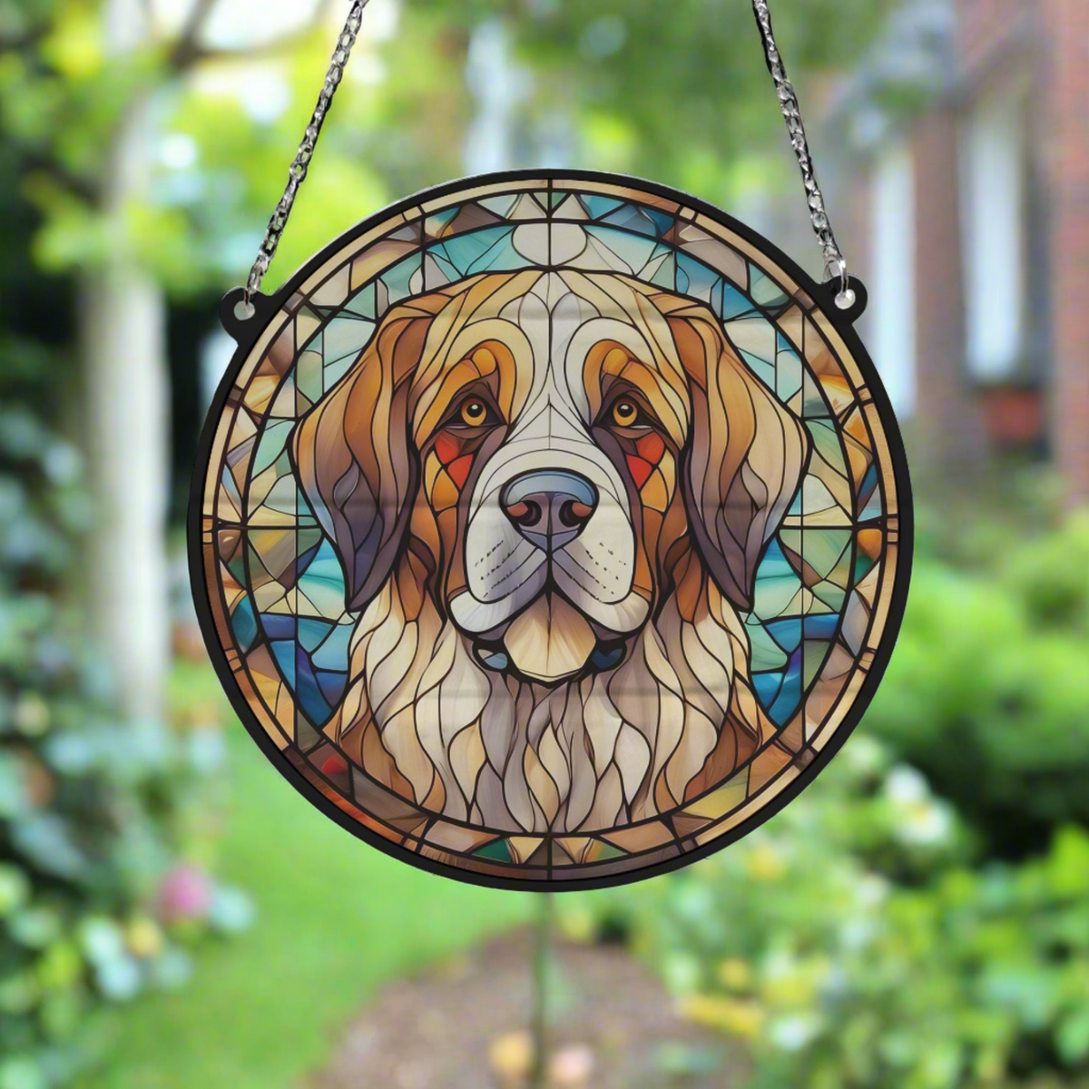 Attrape-soleil effet vitrail Saint-Bernard – Villager Jim's Shop