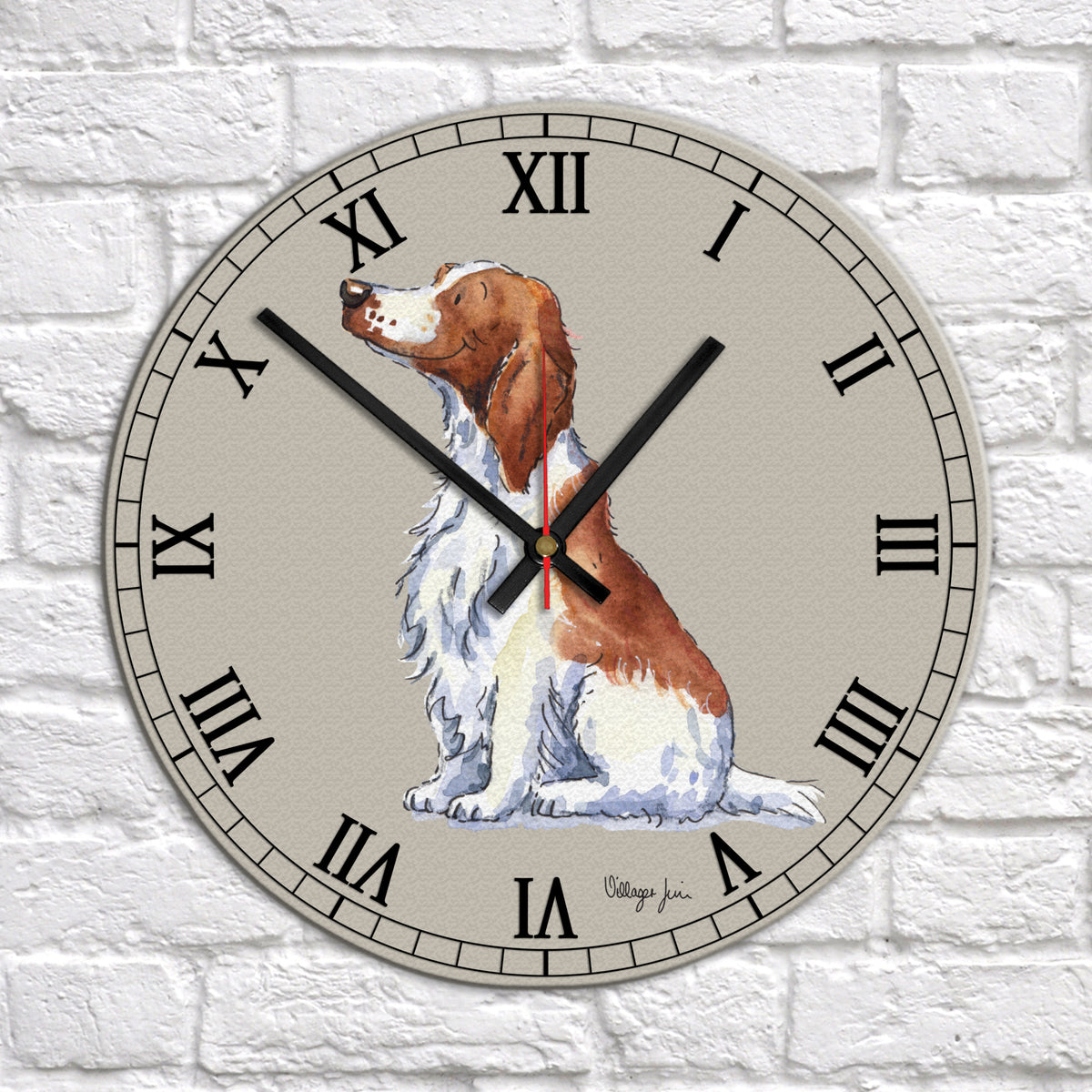 Welsh Springer Clock – Villager Jim's Shop