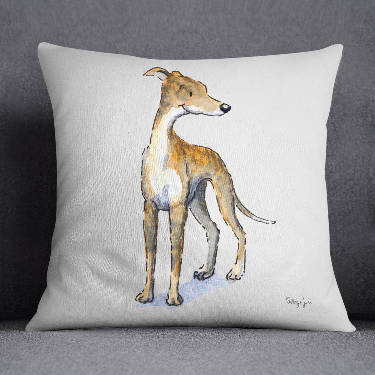 Whippet Standing Cushion – Villager Jim's Shop