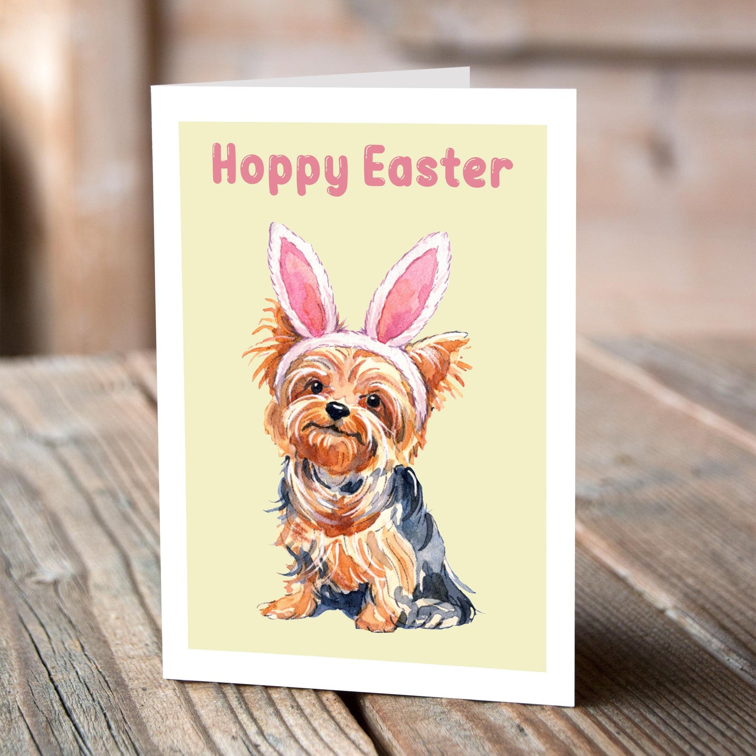 Yorkshire Terrier Easter Card – Villager Jim's Shop