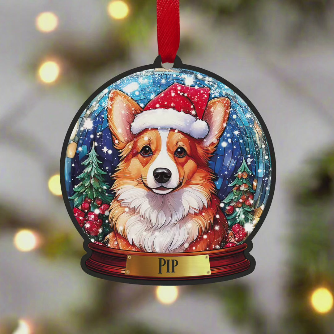 Labradoodle Black Snow Globe Decoration – Villager Jim's Shop