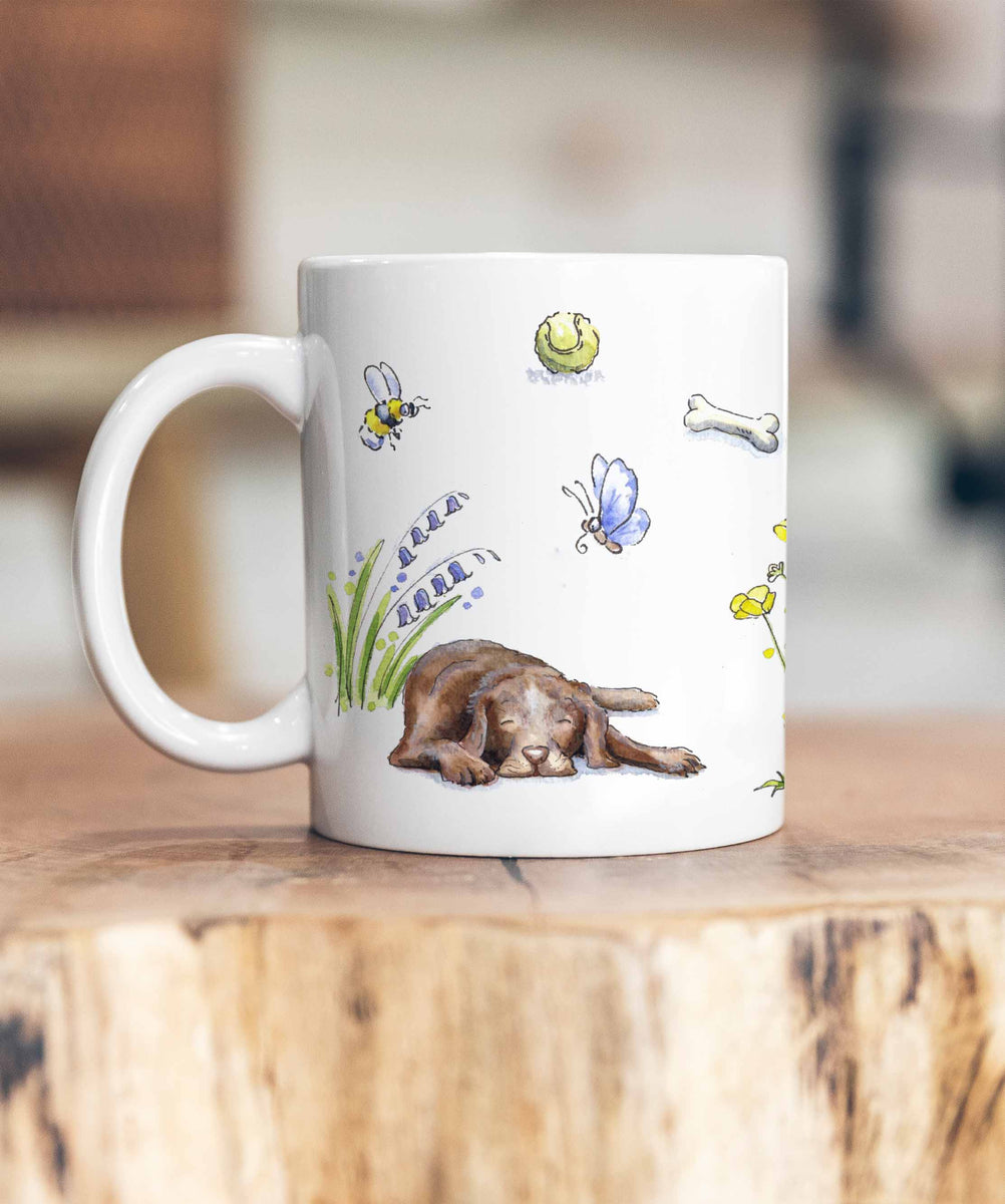 Chocolate Labrador Montage Mug – Villager Jim's Shop