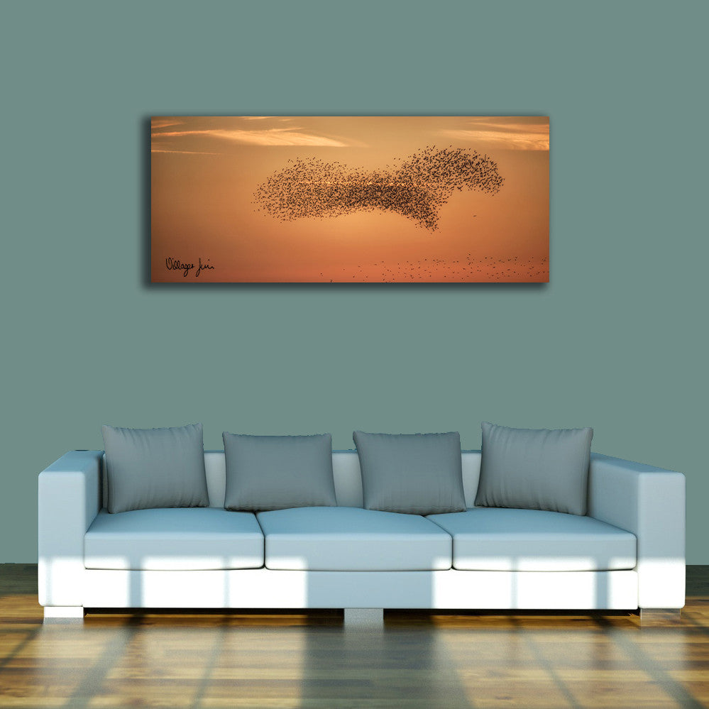 PANORAMIC - CLARISSA STARLING BIRD - 1.2m x 50cm – Villager Jim's Shop