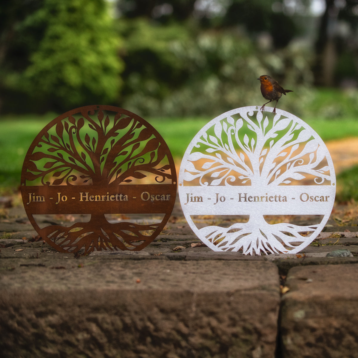 Personalised Tree of Life - Rustic Garden Sculpture – Villager Jim's Shop