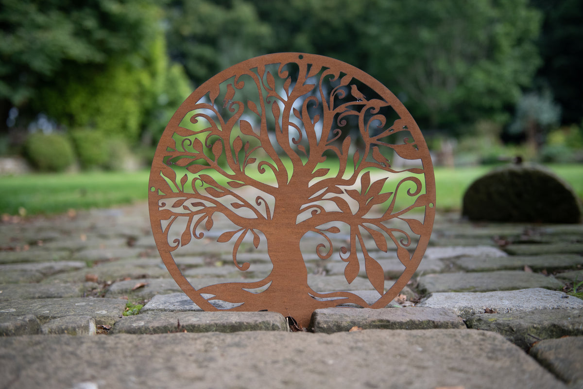 Tree of Life - Rustic Garden Sculpture – Villager Jim's Shop