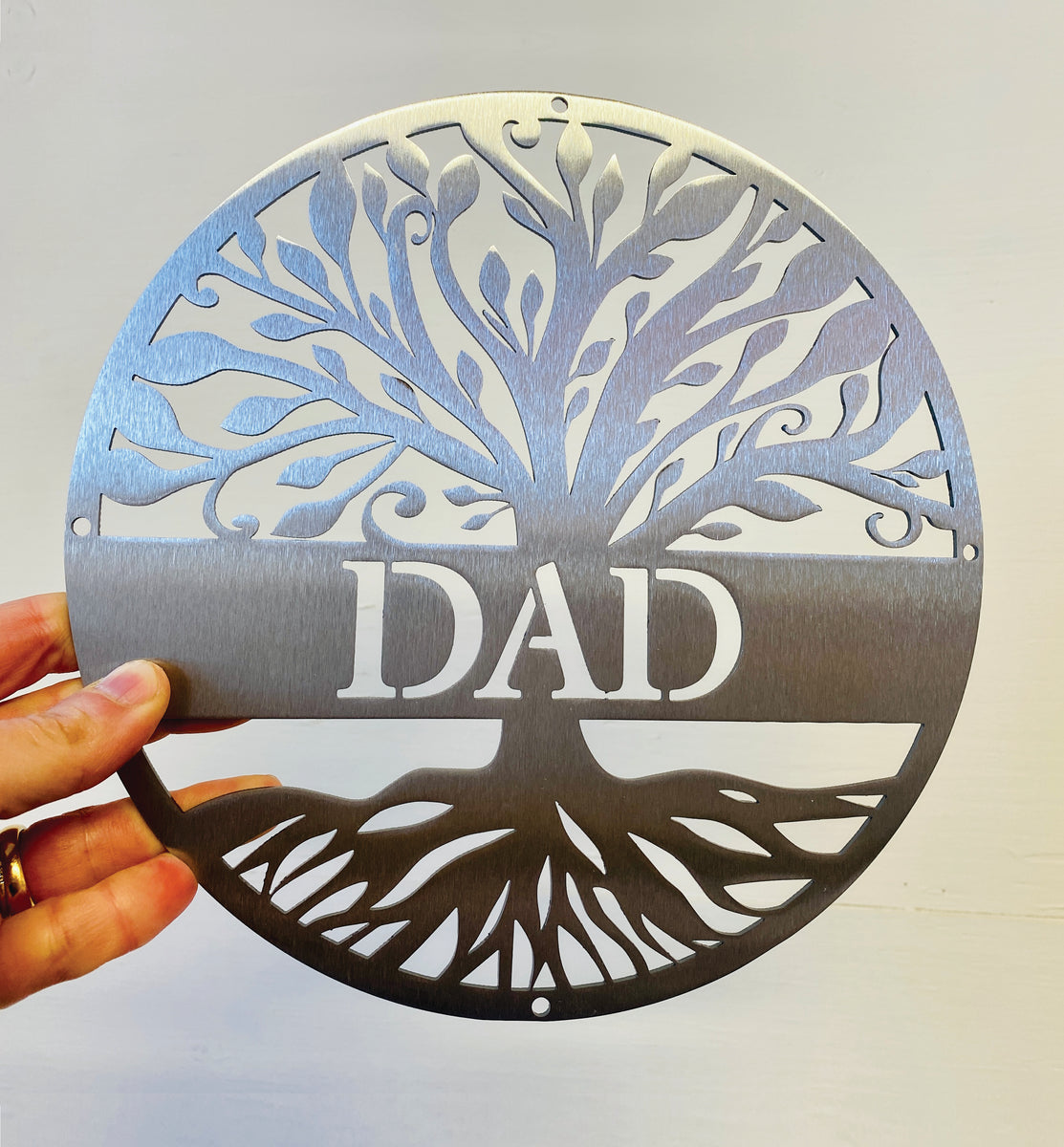 Mini Personalised Tree of Life - Rustic Garden Sculpture – Villager Jim ...