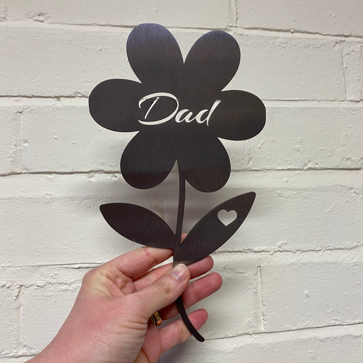 Dad Flower - Rustic Garden Sculpture – Villager Jim's Shop
