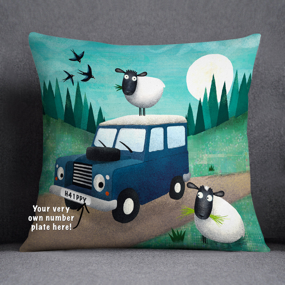 Landy 90 - Landy Art Cushion – Villager Jim's Shop