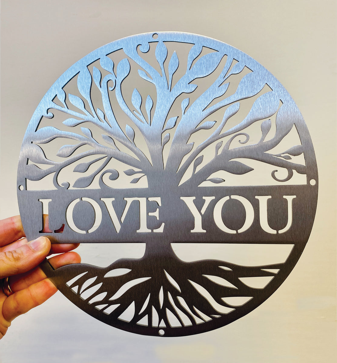 Mini Personalised Tree of Life - Rustic Garden Sculpture – Villager Jim ...