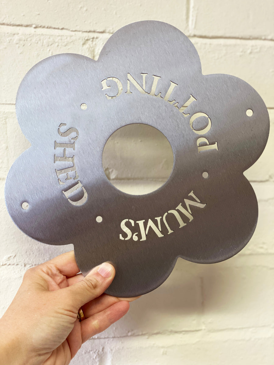 Mum's Potting Shed - Rustic Rusted Garden Sign – Villager Jim's Shop