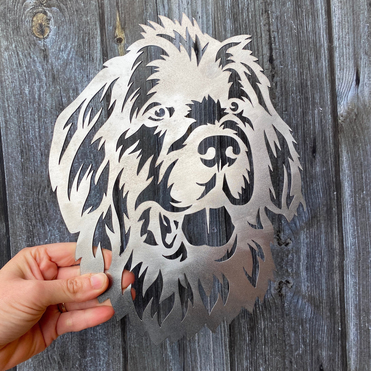 Newfoundland - Rustic Rusted Pet Garden Sculpture - Solid Steel ...
